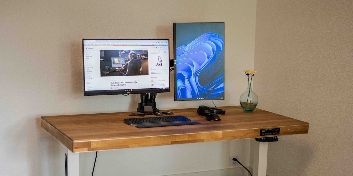 Desk Setup Jonathan Wolff: SO geht Kabelmanagement! - Galaxus